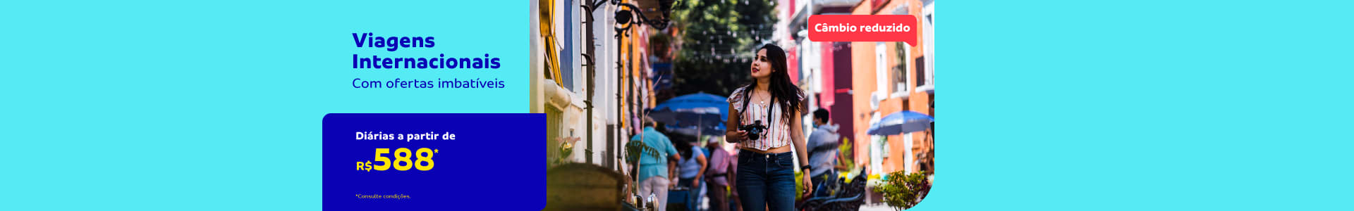 Viaje para destinos internacionais - Disney, Cancun e mais | CVC Viagens